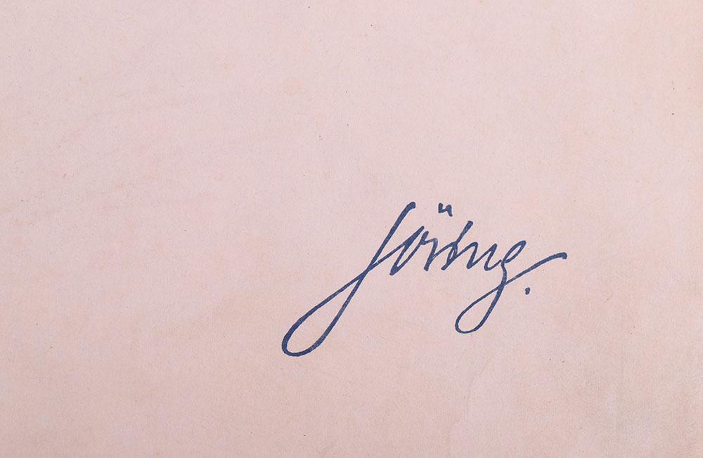 Scarce WW2 German Luftwaffe Generals Formal Promotion Document in ...