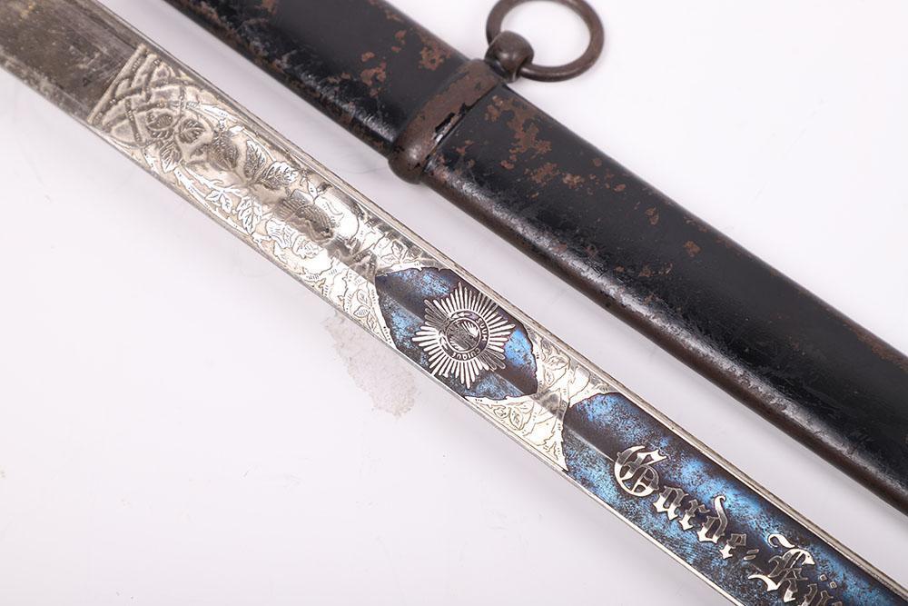 Imperial German Prussian Garde Kurassier Regiment Cavalry Sword (Pallasch)