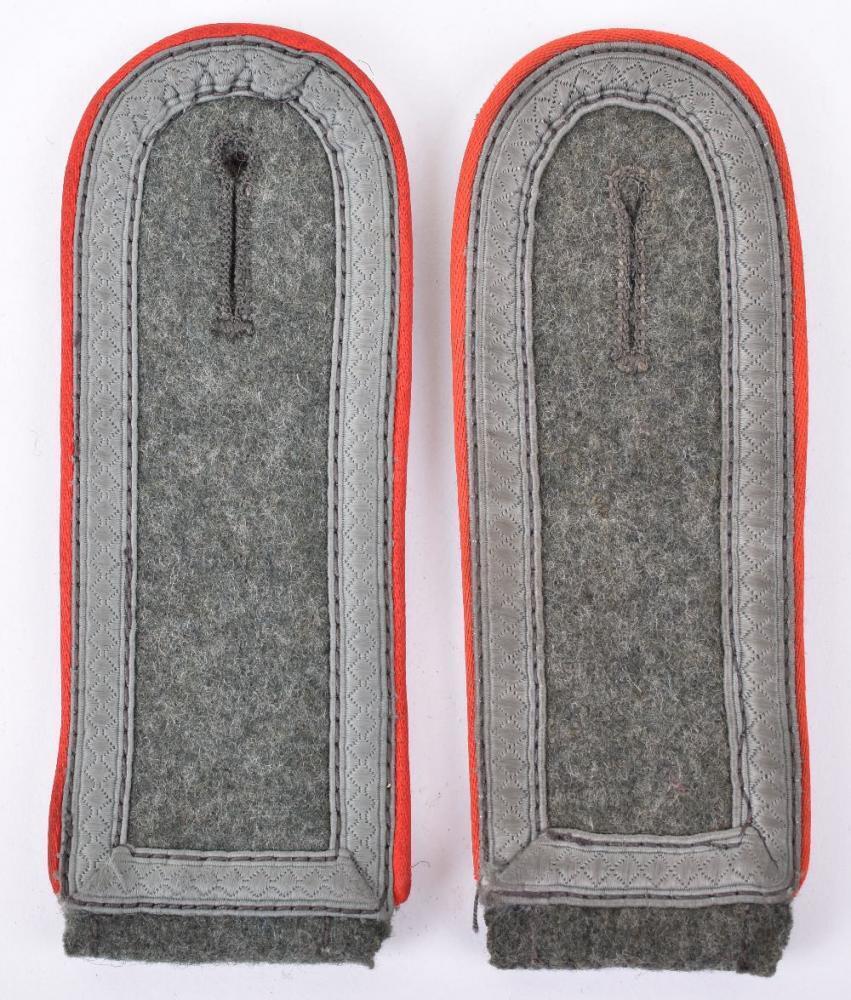 WW2 German Artillery Combat Tunic Shoulder Boards