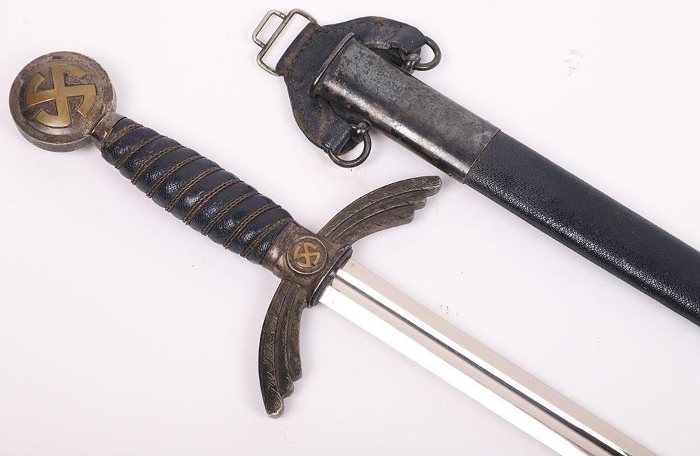 WW2 German Luftwaffe Officers Sword by Paul Weyersberg, Solingen