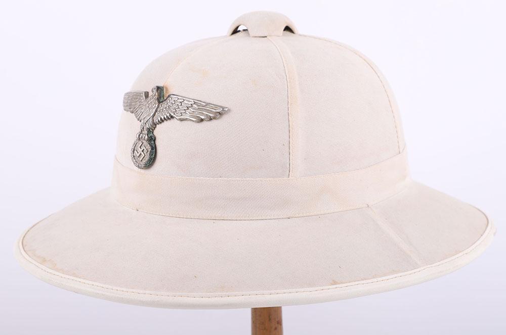WW2 German Kriegsmarine Administration Officers Tropical Sun Helmet