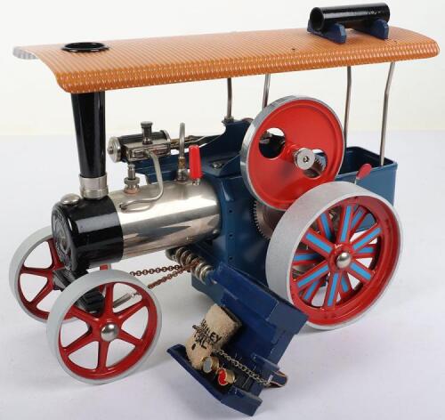 A Wilesco D405 Live Steam Traction Engine
