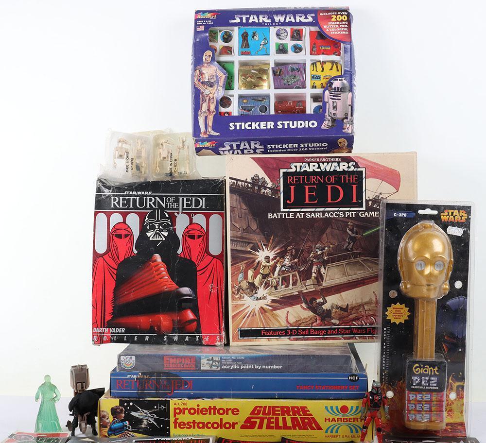 A Mixed Quantity of Star Wars Toys Models Games