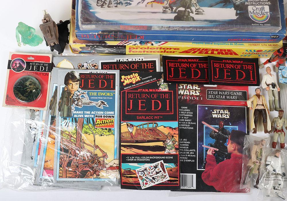 A Mixed Quantity of Star Wars Toys Models Games