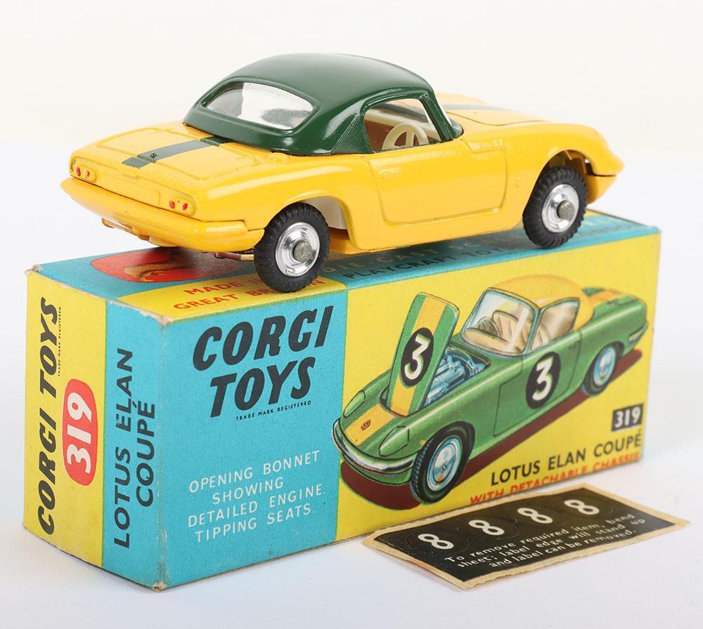 Corgi Toys 319 Lotus Elan Coupe, with detachable chassis