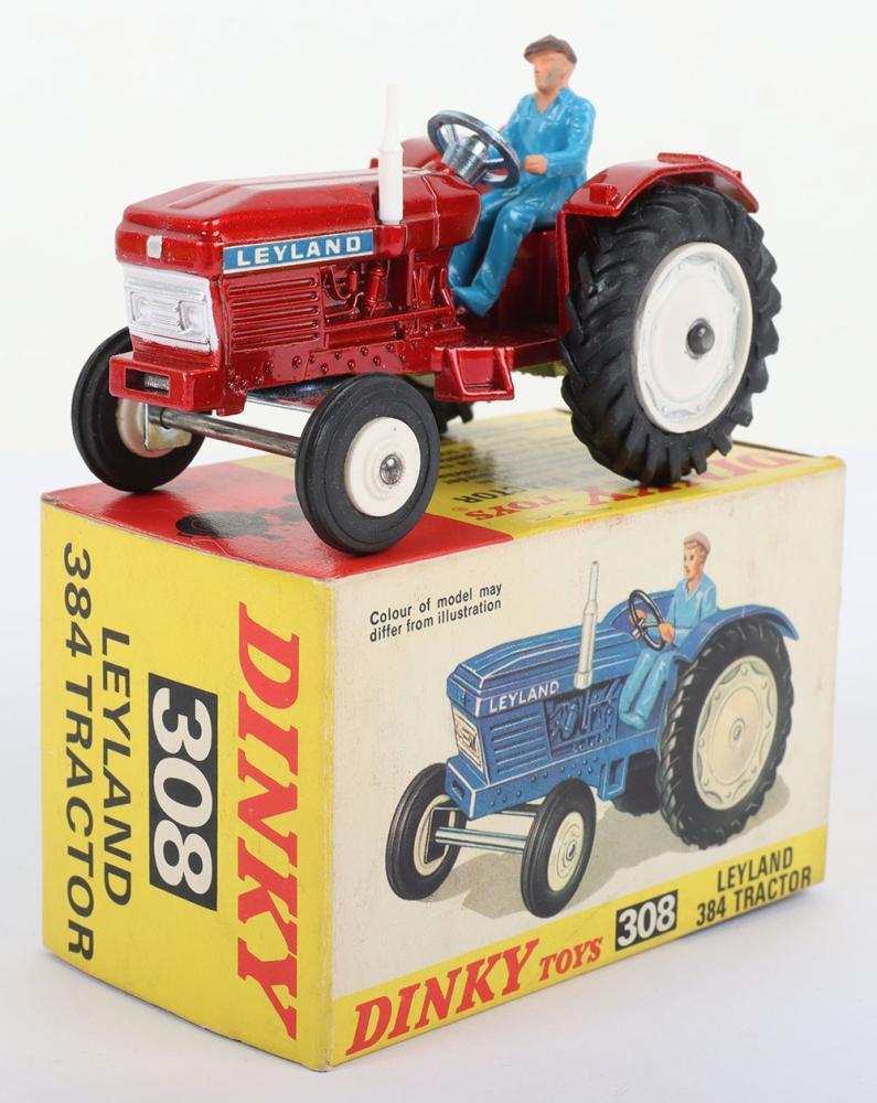 Dinky Toys 308 Leyland 384 Tractor, metallic red body