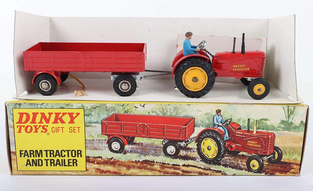 Dinky Toys 399 Farm Tractor & Trailer Gift Set
