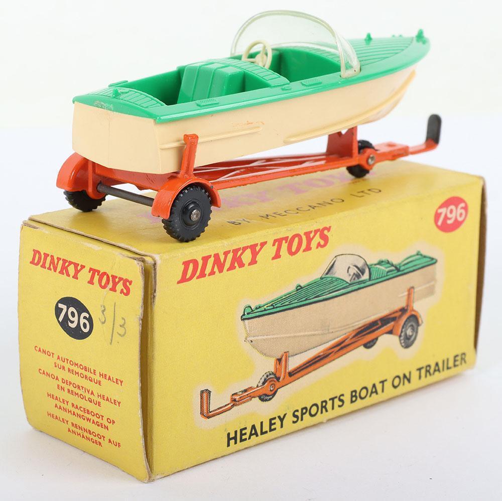 Dinky Toys 796 Healey Sports Boat on Trailer