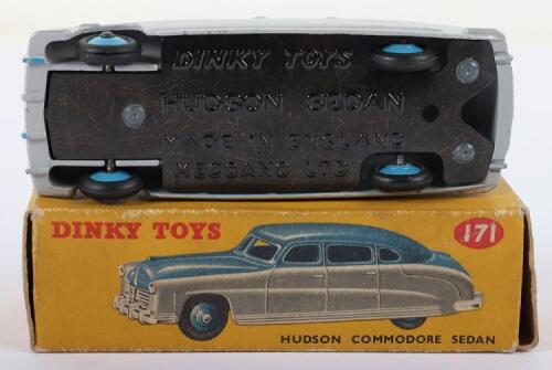 Dinky Toys 171 Hudson Commodore Sedan, two tone blue/grey