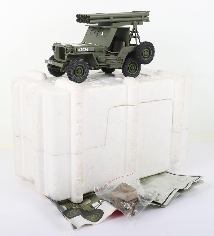 Danbury Mint Rocket Launcher Jeep 1:16 Scale Diecast Model Replica
