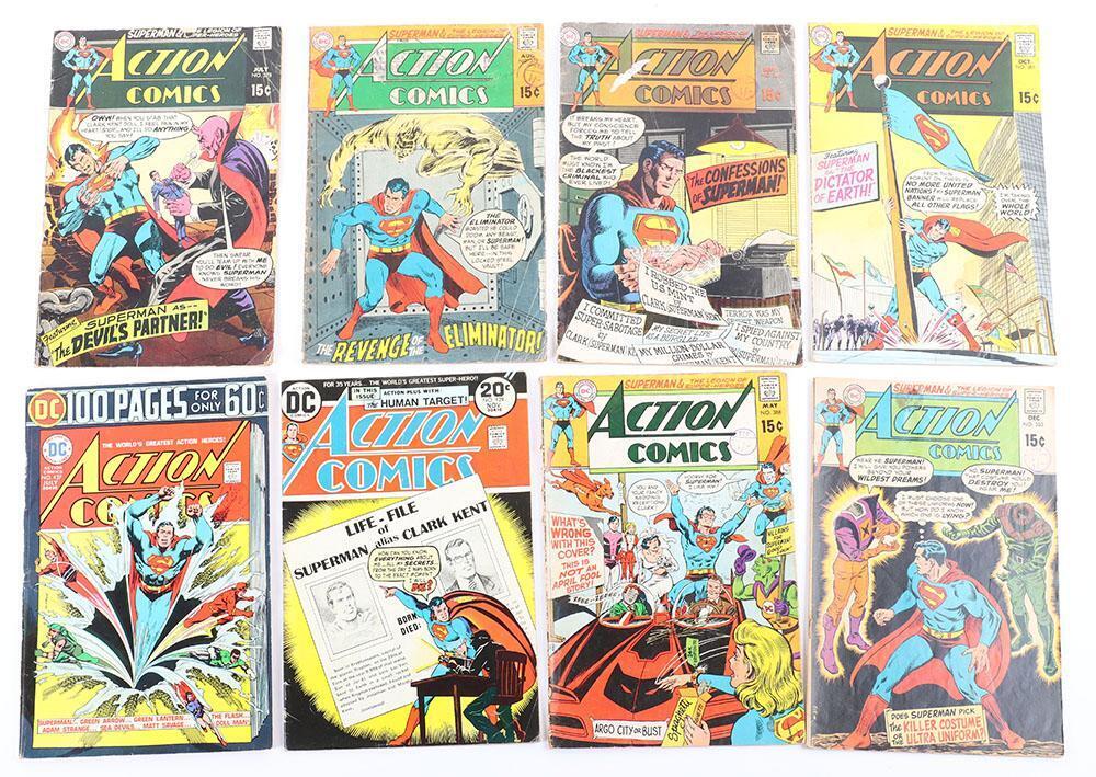 1960s-70s DC Action Comics Superman & The Legion Of Heroes