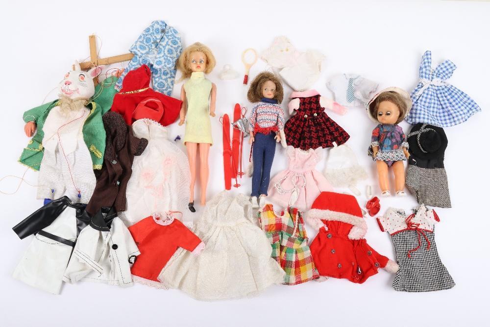 Vintage Lady Penelope, Sindy, Patch, Tressy, Toots and Paul dolls, 1960s,