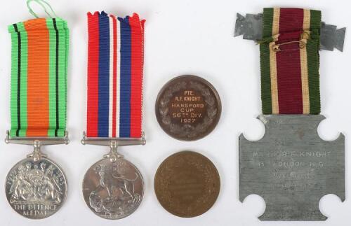 An Unusual WW2 Home Guard Officers Medal Grouping