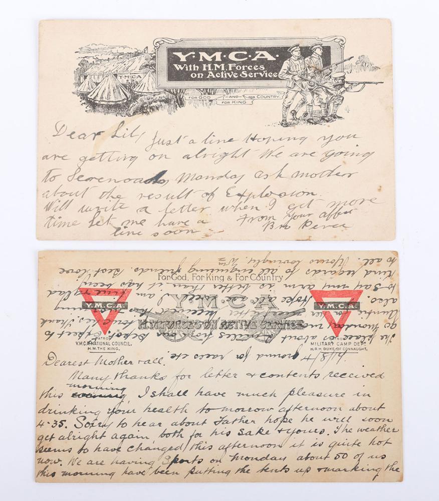 Grouping of WW1 and WW2 YMCA Badges