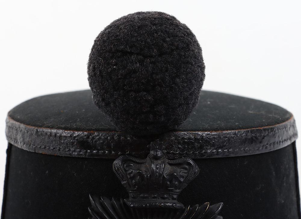 Victorian 39th West York Rifle Volunteers Officers Quilted Shako 1869-78