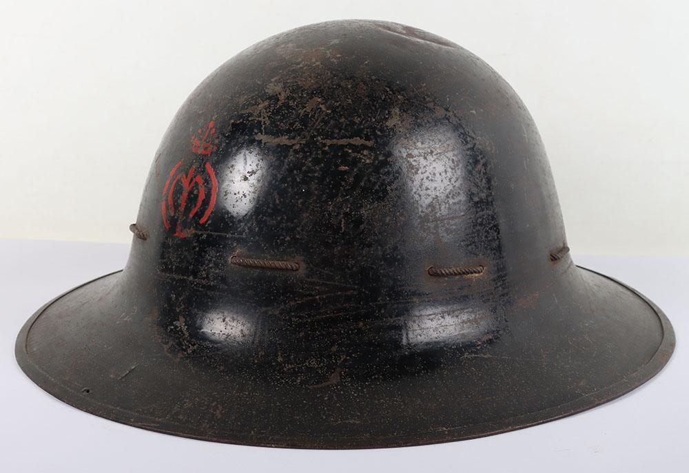British National Service Ministry of Labour Steel Helmet