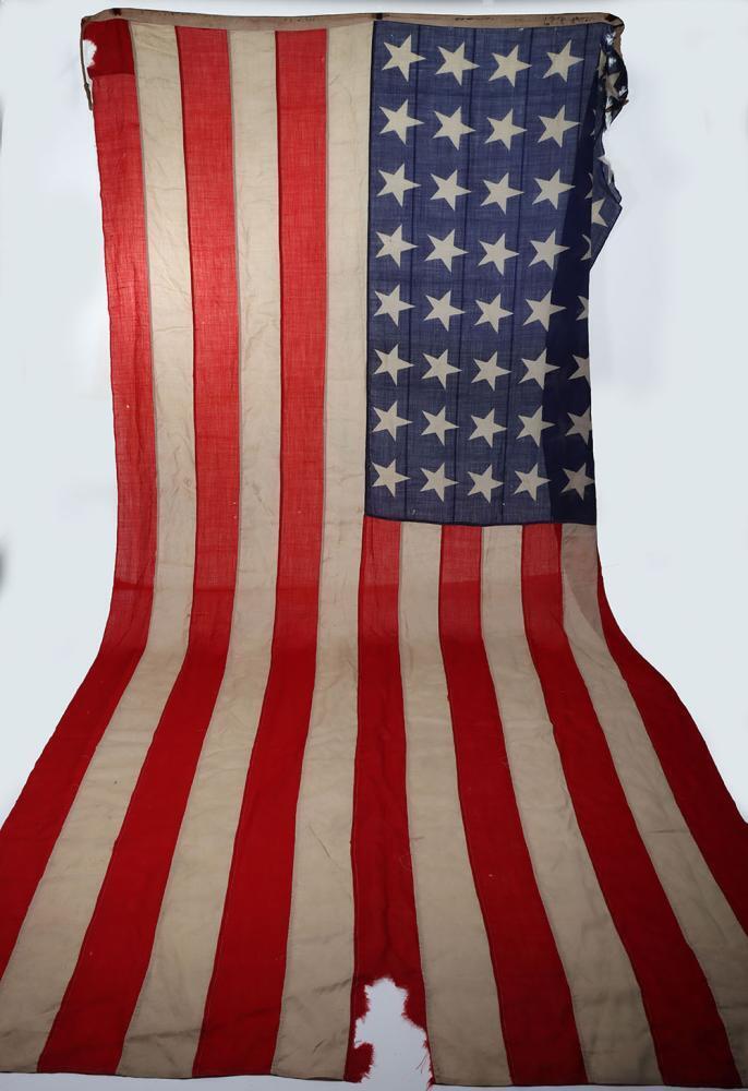 WW2 American 48 Stars Battle Flag Believed to Have Been Flown on the ...