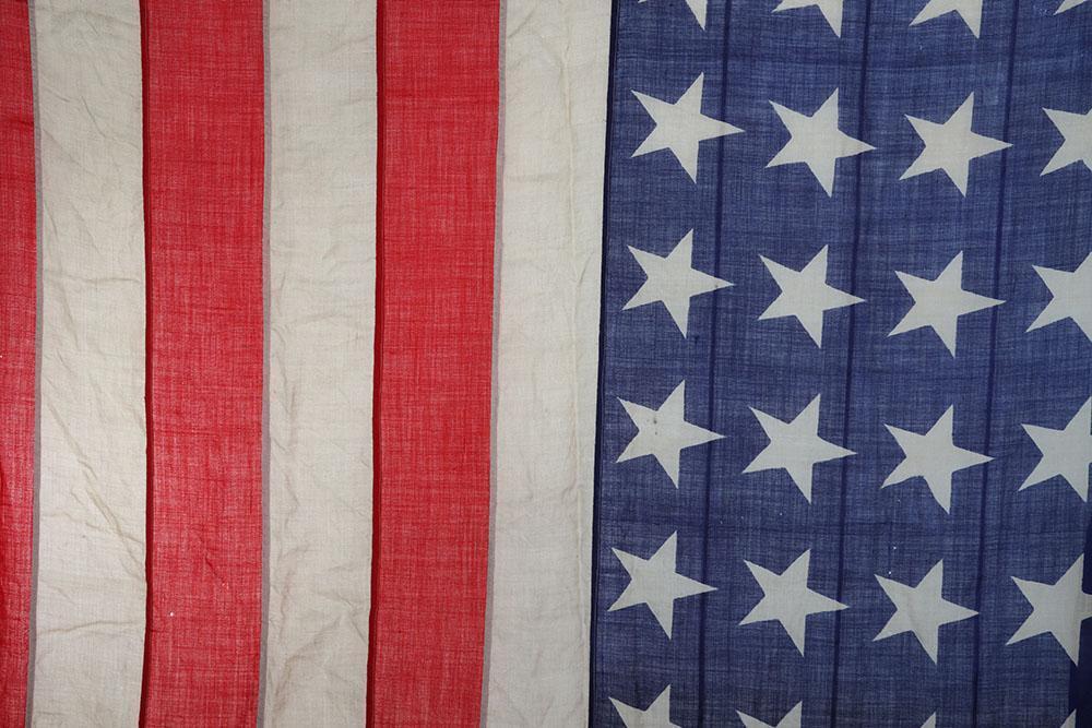 WW2 American 48 Stars Battle Flag Believed to Have Been Flown on the ...