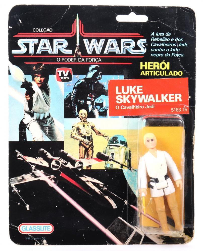 Glasslite Brazil Star Wars The Power of The Force Luke Skywalker, circa ...
