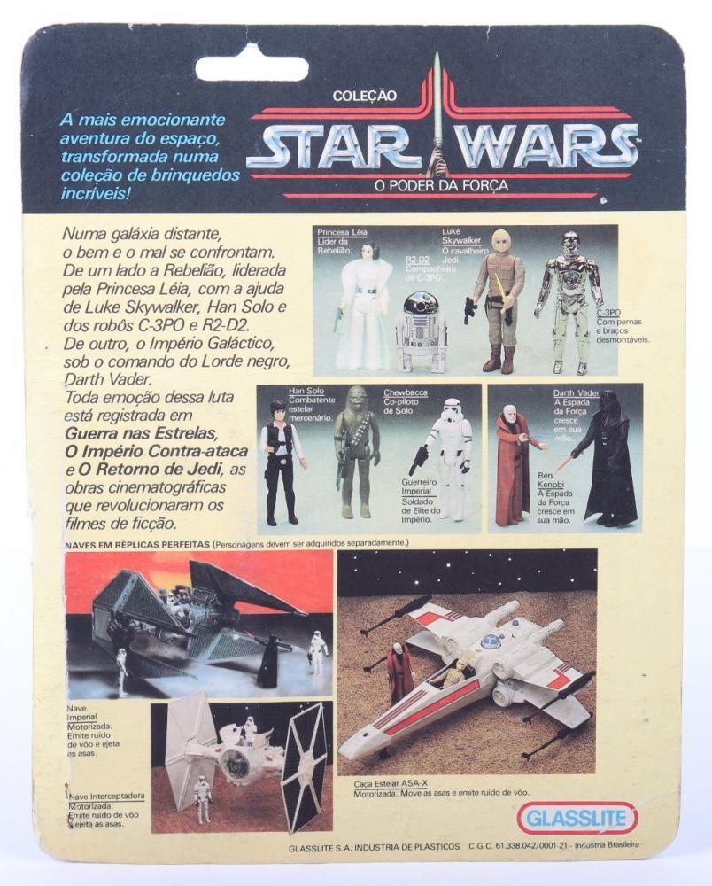Glasslite Brazil Star Wars The Power of The Force Luke Skywalker, circa ...