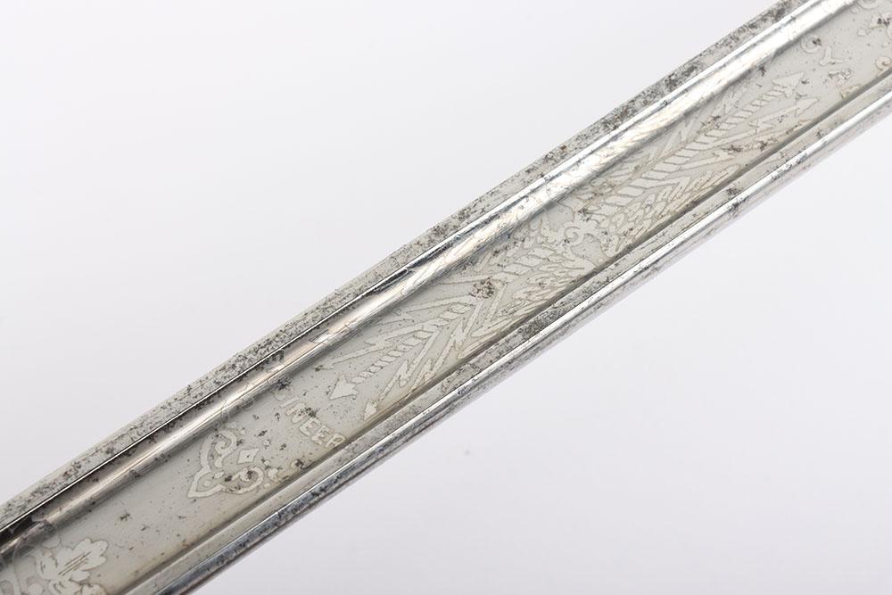 Rare Edward VIII 1895 Pattern Royal Engineers Officers Sword