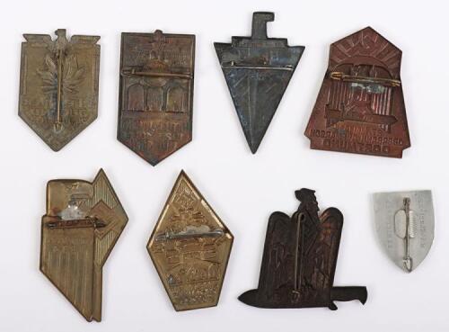 8x Third Reich Hitler Youth Day Badges