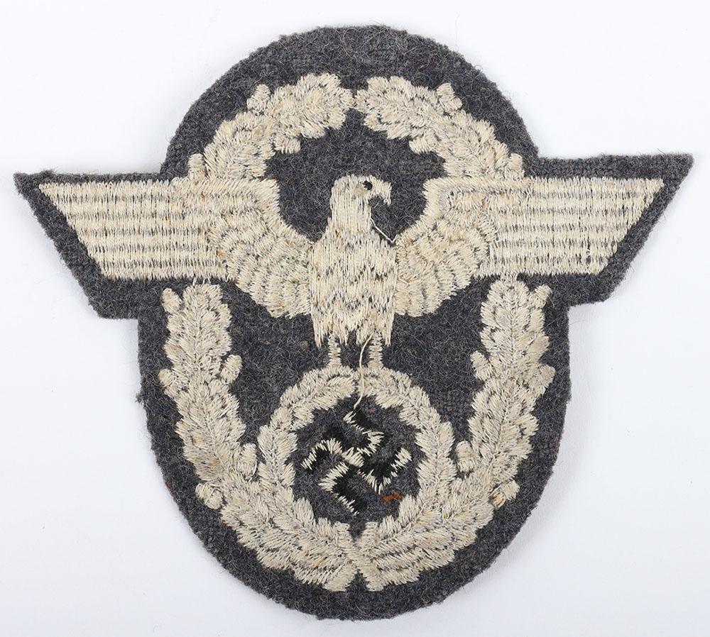 Rare Third Reich Police Arm Eagle