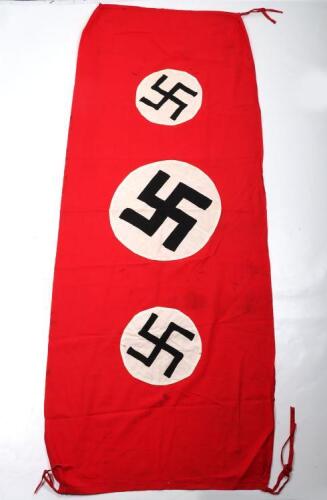Unusual Third Reich NSDAP Banner