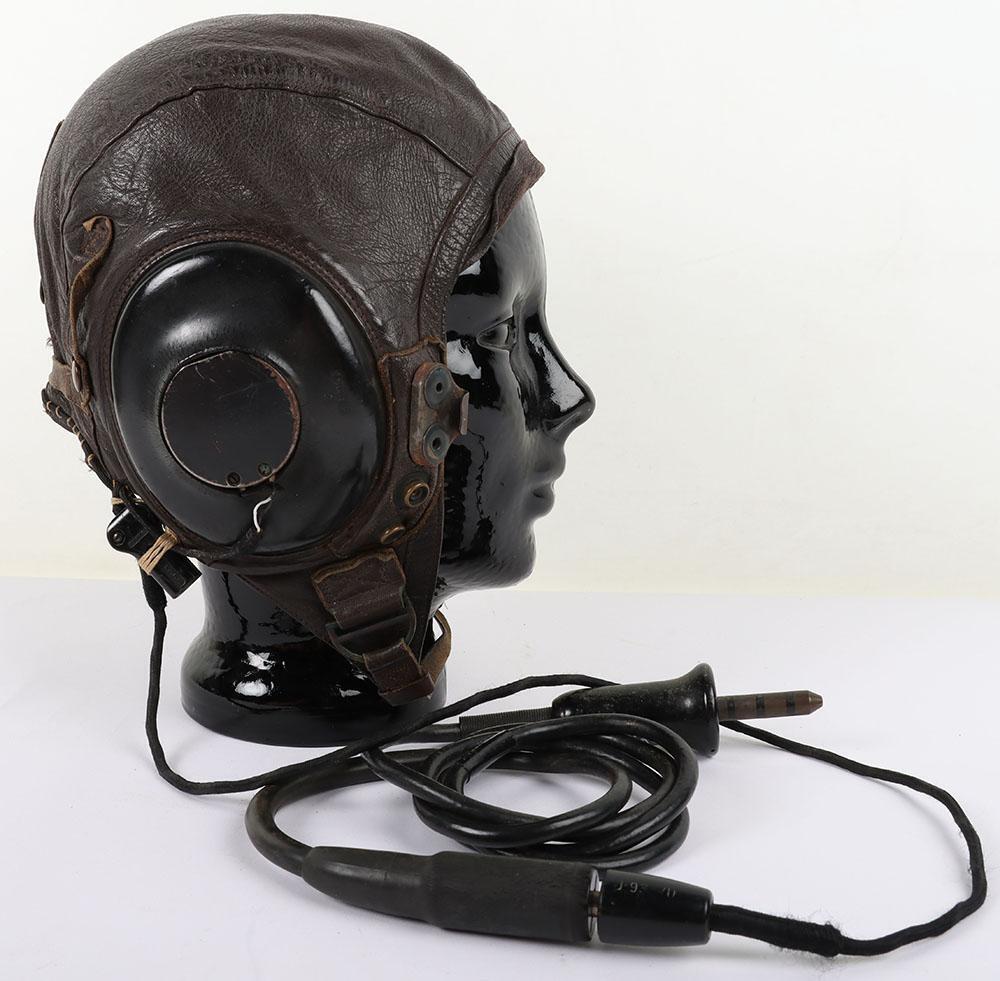 WW2 USAAF Leather Flying Helmet