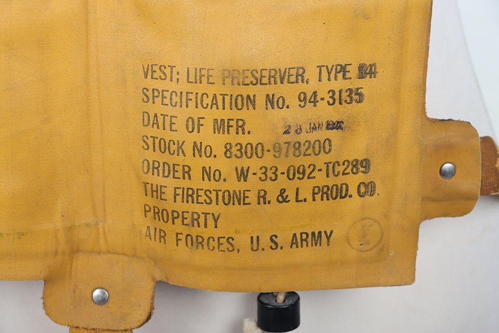 WW2 American Type B-4 Life Preserver (Mae West)
