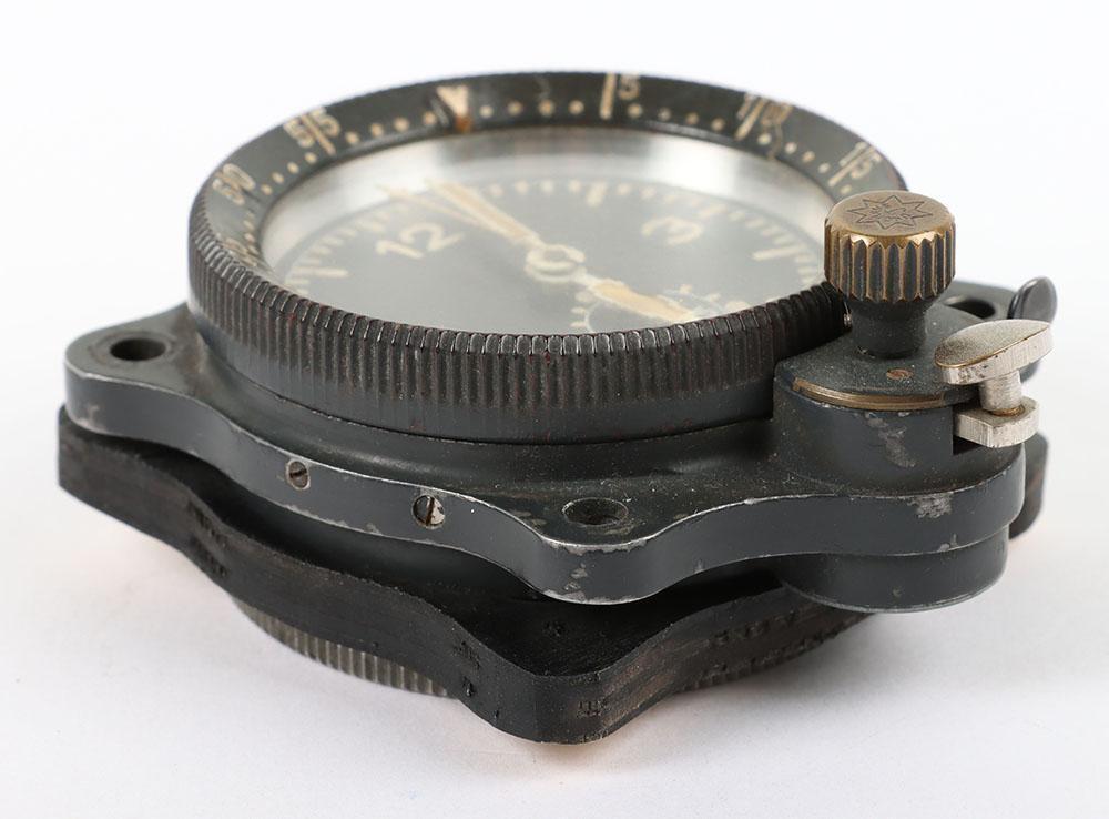 WW2 Luftwaffe Aircraft Cockpit Clock by Junghans