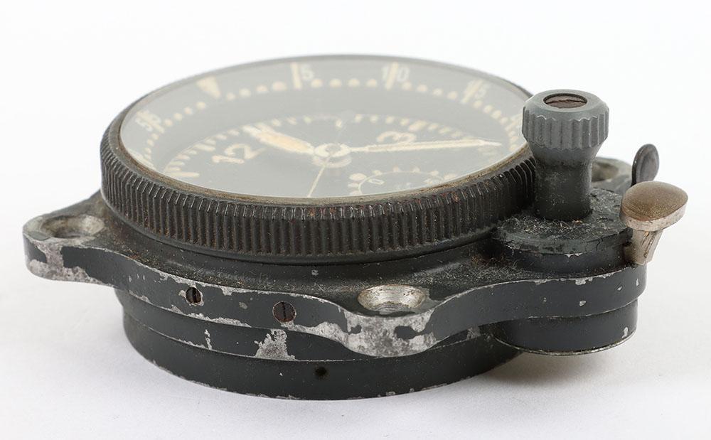 WW2 Luftwaffe Aircraft Cockpit Clock by Junghans