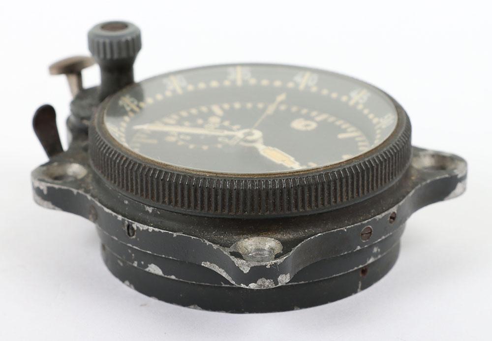 WW2 Luftwaffe Aircraft Cockpit Clock by Junghans