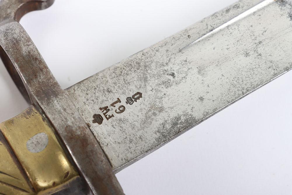 Prussian Model 1860 Fusilier Bayonet with Marine See Battalion ...