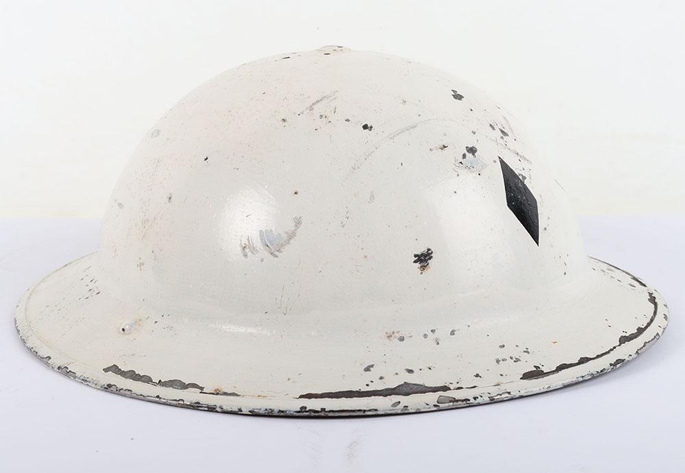 WW2 British Pre-1942 Head Warden Steel Helmet
