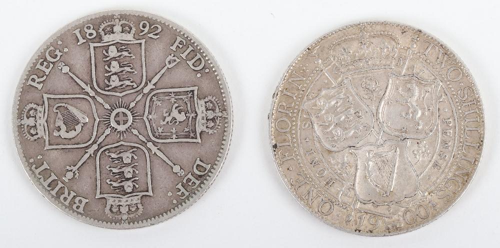 Victoria, Florin 1892, Jubilee bust, (S.3925), about fine