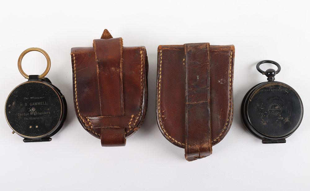 Pair of WW1 British Officers Compasses Attributed to Scottish Regiment ...