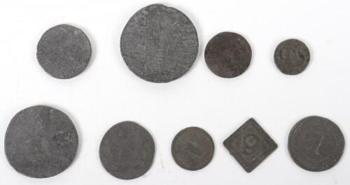 Mixed lot of Hop Tokens of Kent and Sussex