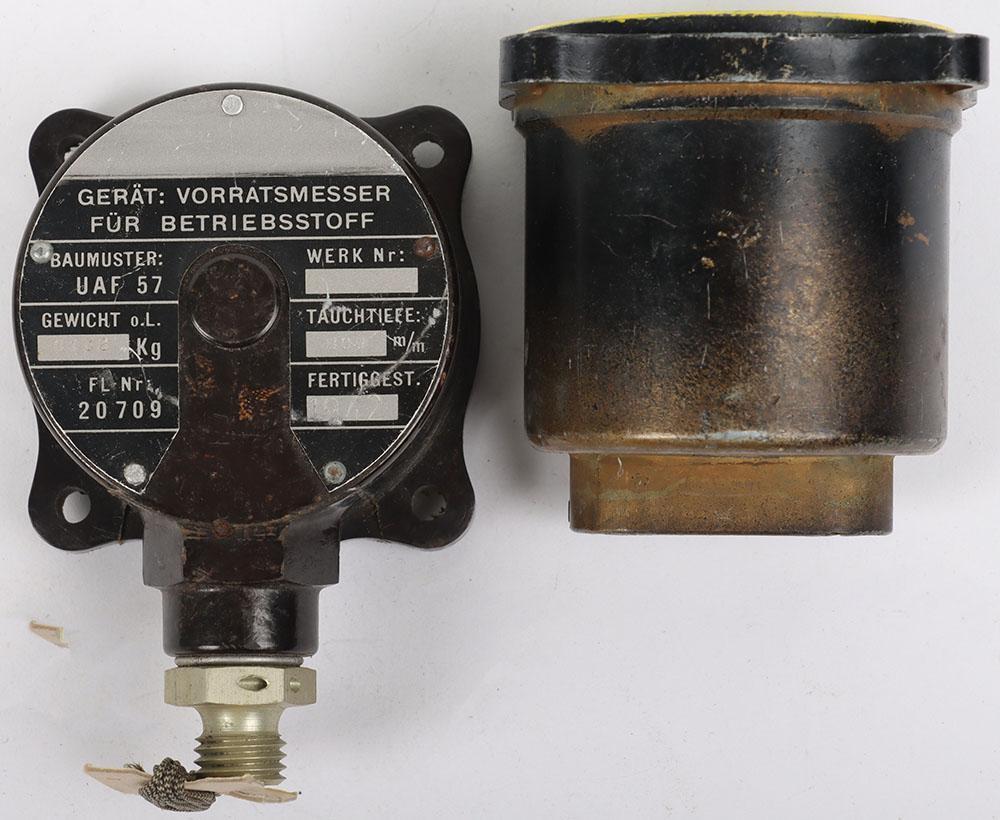 Luftwaffe Reserve Fuel Guage for Cockpit of Ju-52 Aircraft
