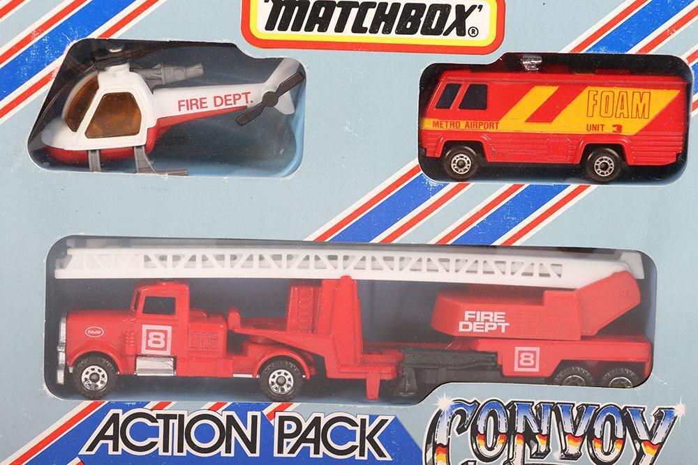 Three Matchbox Convoy Action Pack Sets