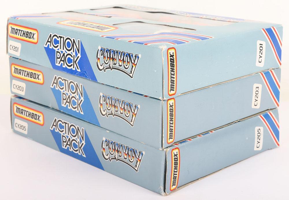 Three Matchbox Convoy Action Pack Sets