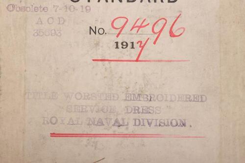 Extremely Rare WW1 1917 Sealed Pattern Nelson Battalion Royal Naval ...