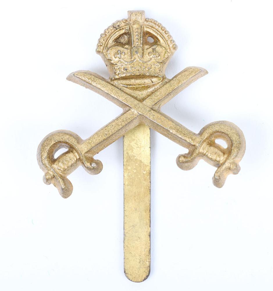 Rare WW2 Physical Training Corps War Economy Plastic Cap Badge