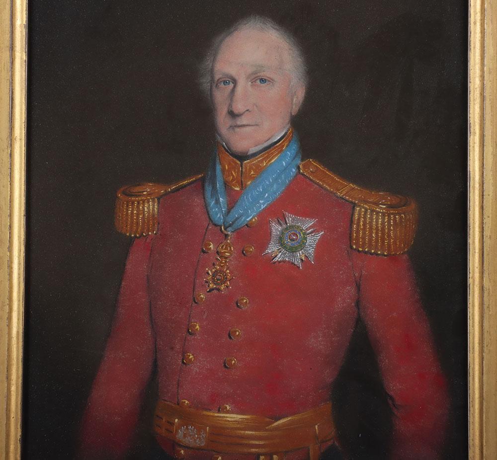 Painting of Georgian Officer