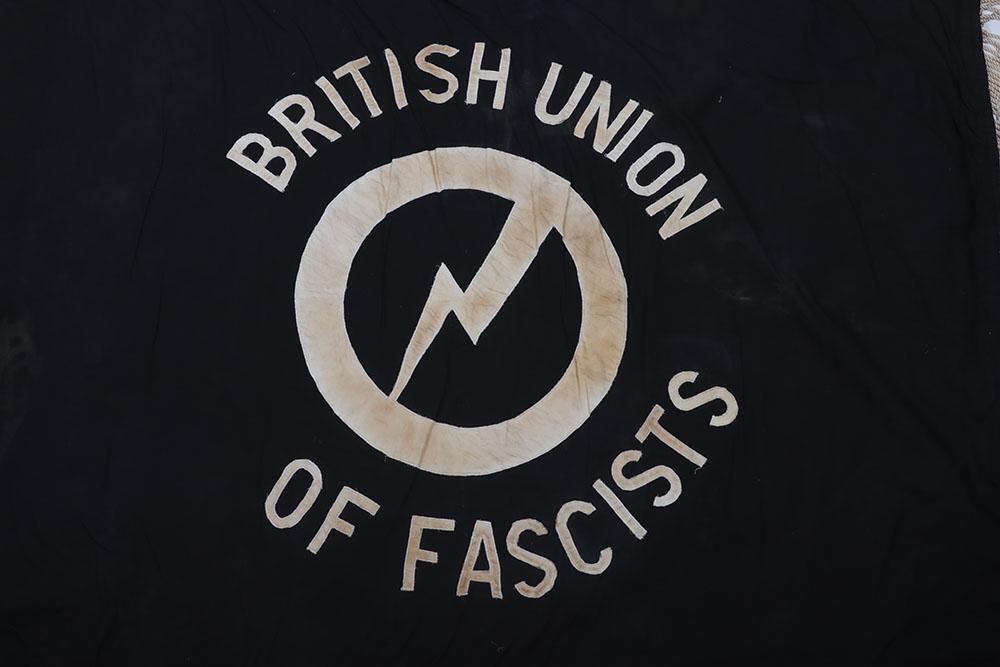 1930’s Oswald Mosley British Union of Fascists (B.U.F) Banner / Standard