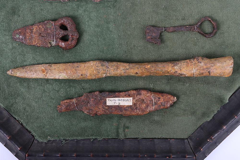Display of 7x Saxon Archaeological Finds