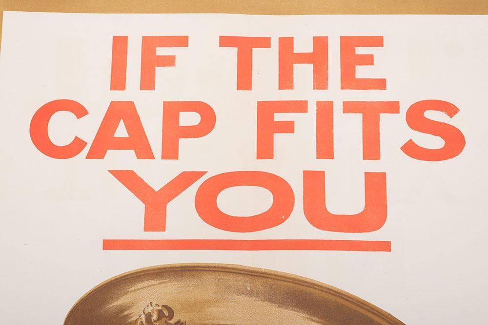 WW1 Parliamentary Recruiting Poster No 53 ‘If The Cap Fits You – Join ...