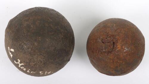 Battle of Waterloo Battlefield Excavated Cannon Ball