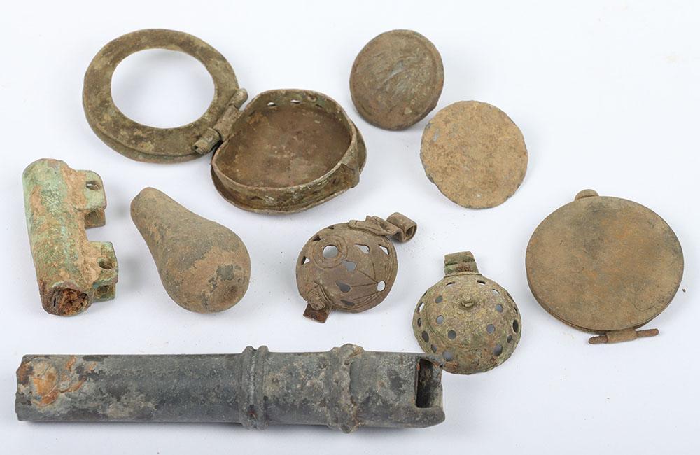 Grouping of Battlefield Relics from Quatre Bras Battle of Waterloo