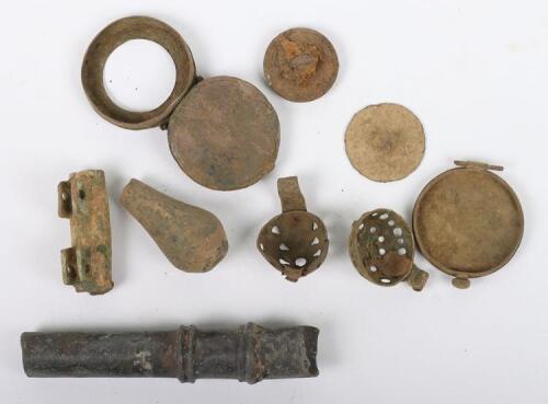 Grouping of Battlefield Relics from Quatre Bras Battle of Waterloo